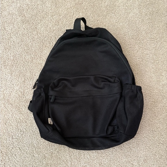 BEIS | Bags | Bis The Packable Backpack In Black Mesh Mini | Poshmark